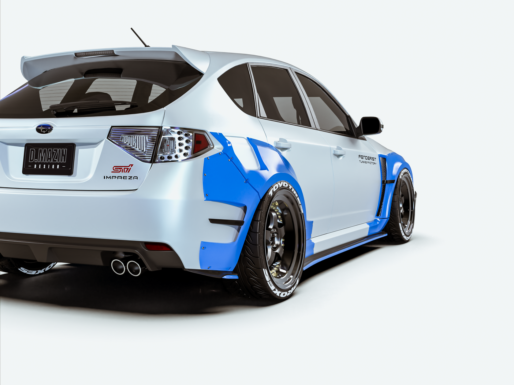 Full Fender Flares Set SUBARU IMPREZA WRX STI GRB/GRF 07-10