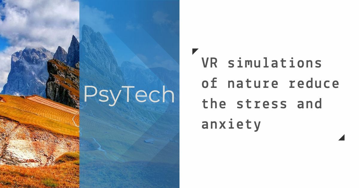 Practice VR Travel therapy and reduce Stress with PsyTech VR