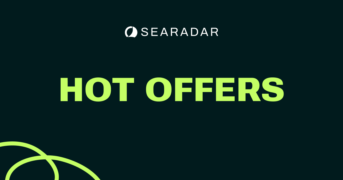 SEARADAR - HOT OFFERS - One-way charters 2024