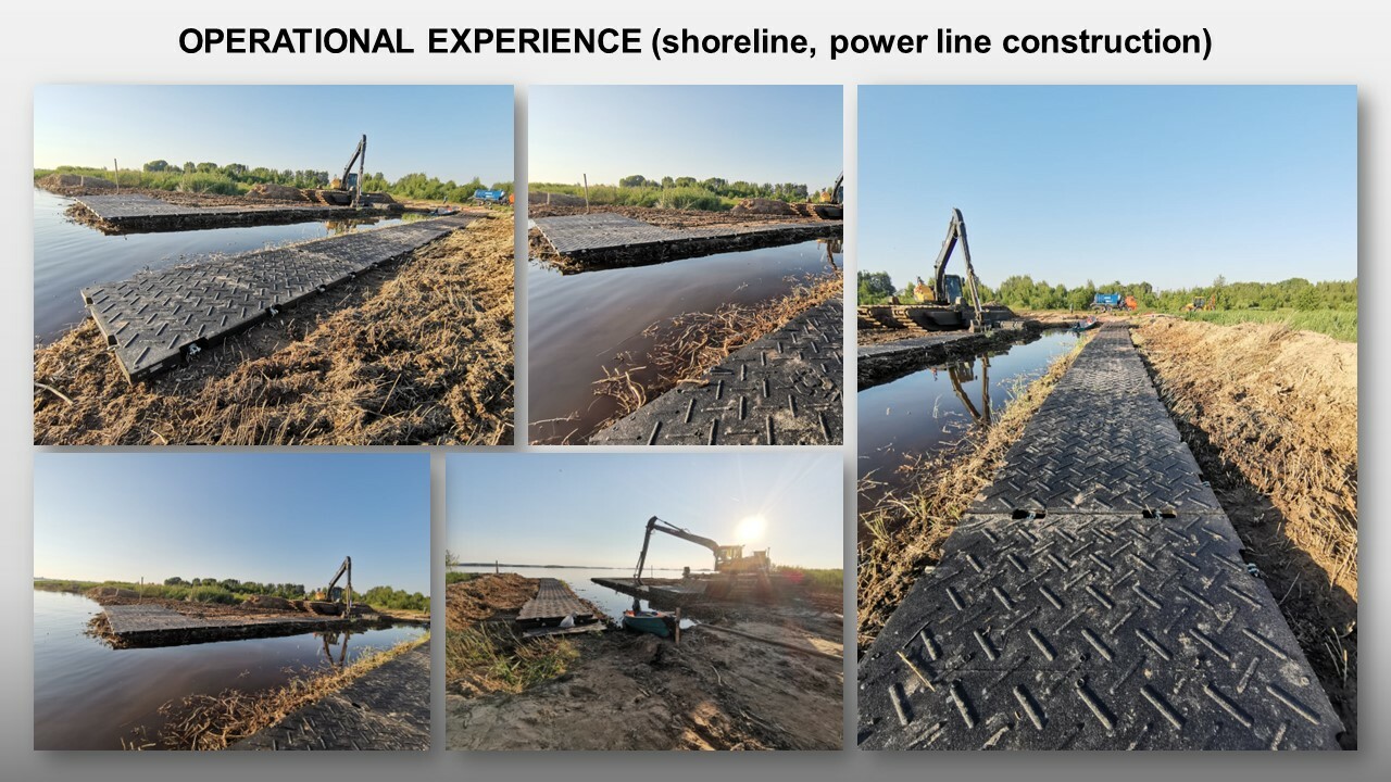 Polymer mobile road mats and geosynthetic materials