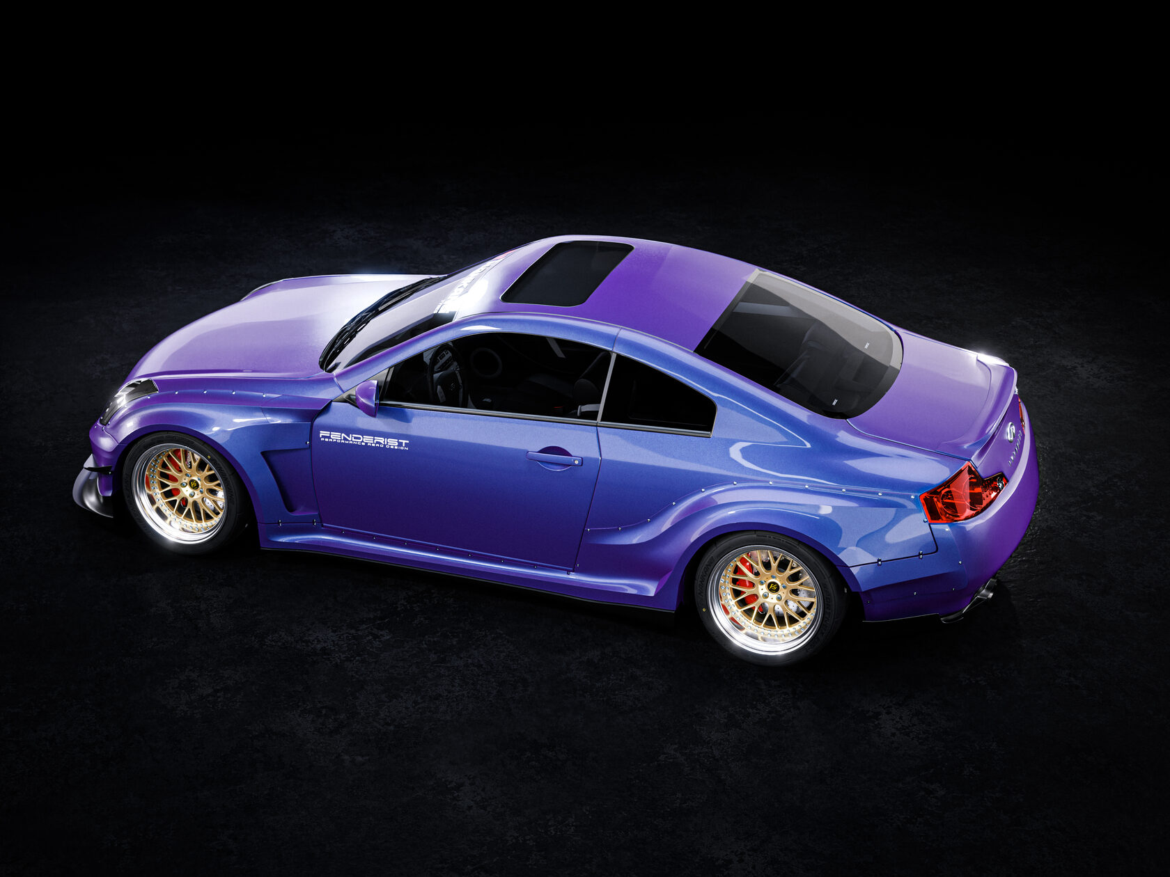 FENDERIST SPEC S Full Set / WIDE BODY KIT INFINITI G35 COUPE / NISSAN ...