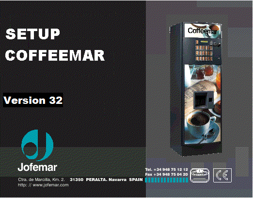 Каталог - Кофейные конфигурации Jofemar Bluetec G23