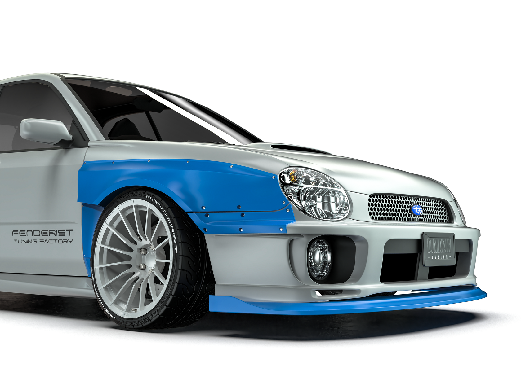 Front Lip Spoiler SUBARU IMPREZA WAGON WRX / STI 00-03