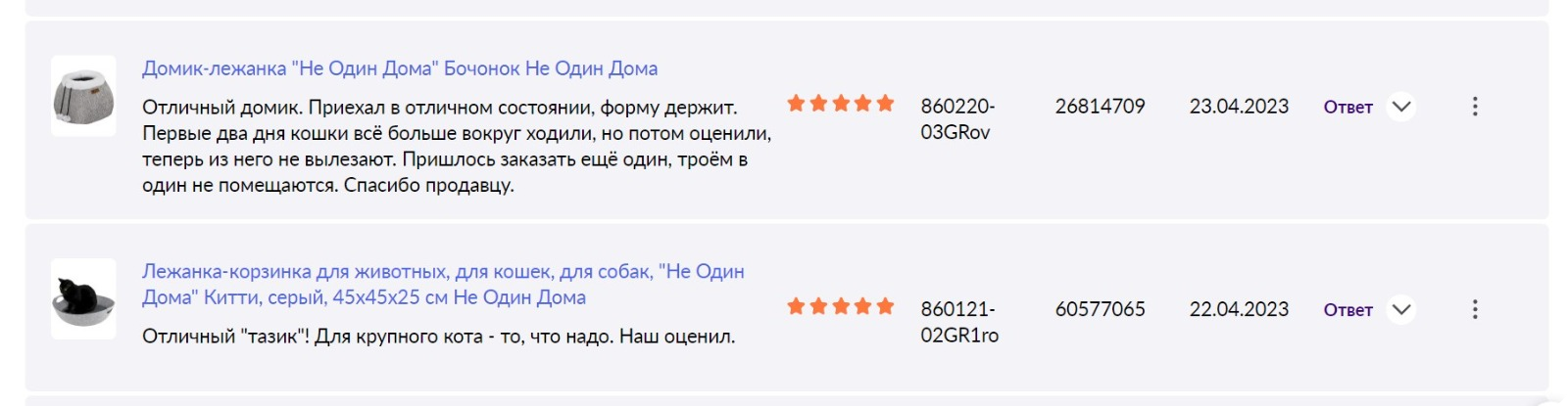 Не один дома — бренд уютных товаров для домашних животных