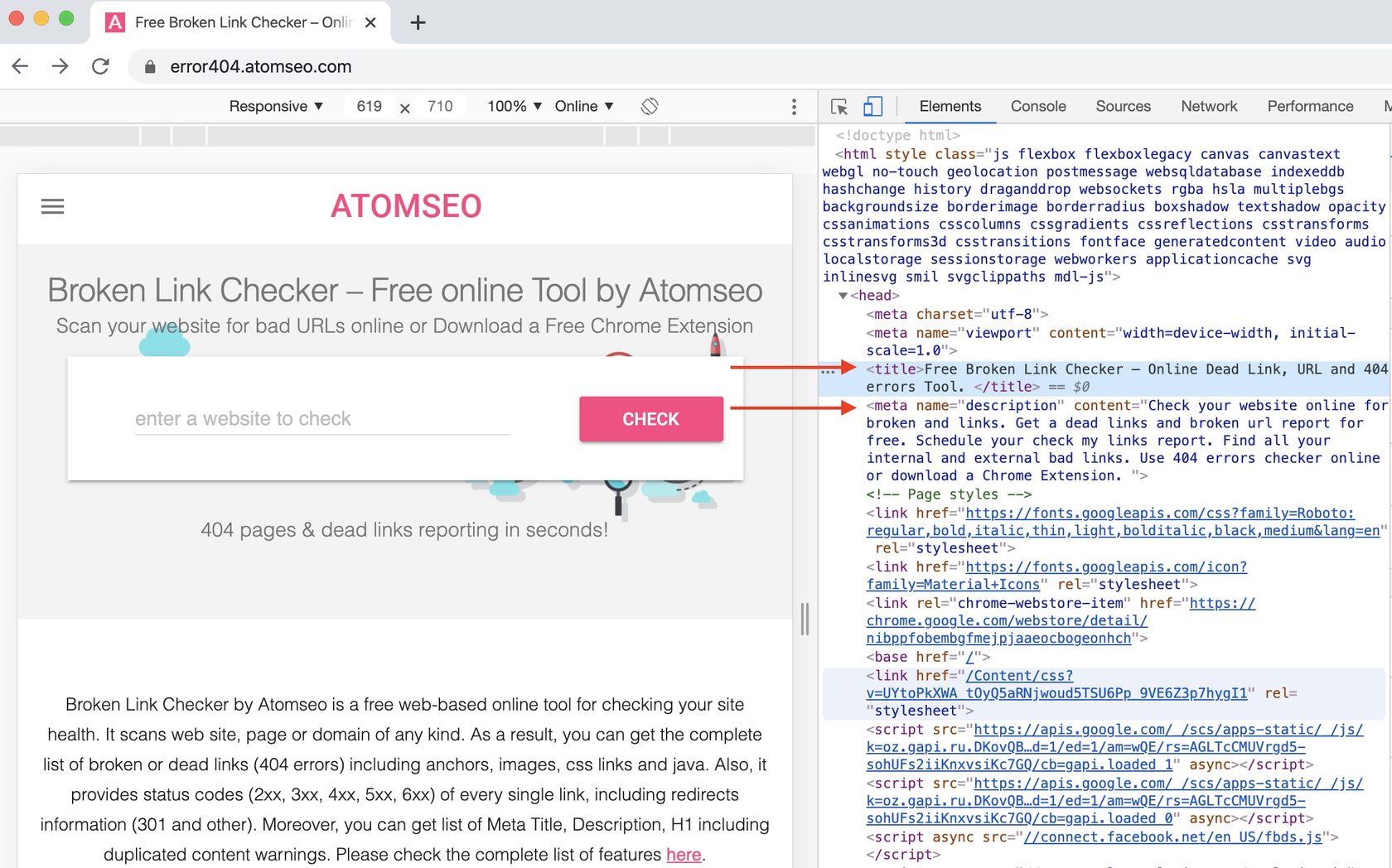 Meta Title Tag Checker . Free Tool. Check Duplicate Meta Title ...