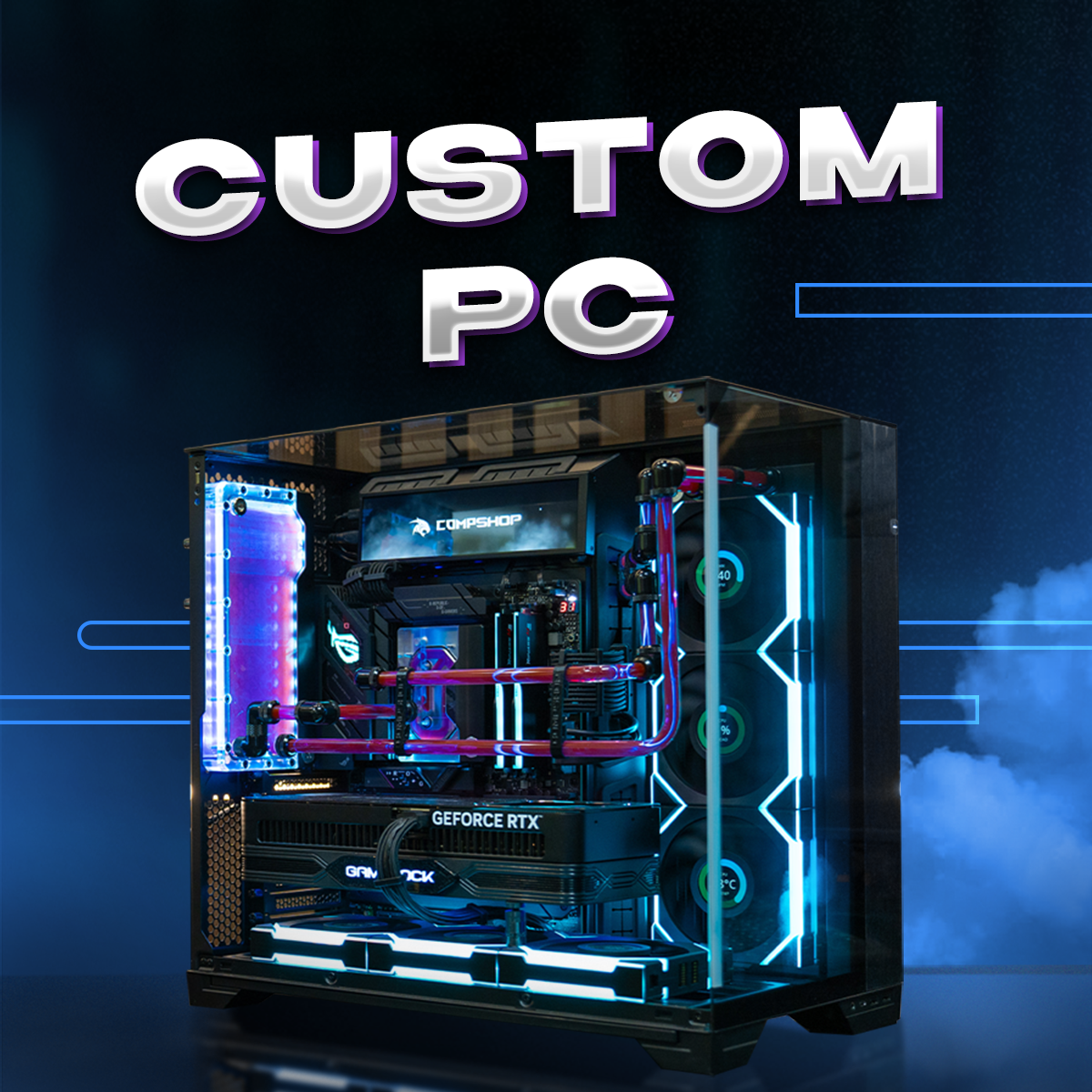 COMPSHOP CUSTOM PC мощный игровой компьютер купить с доставкой