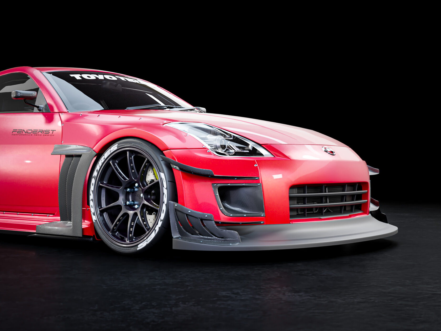 FENDERIST SPEC R Full Set / WIDE BODY KIT NISSAN 350Z / FAIRLADY Z 07-08