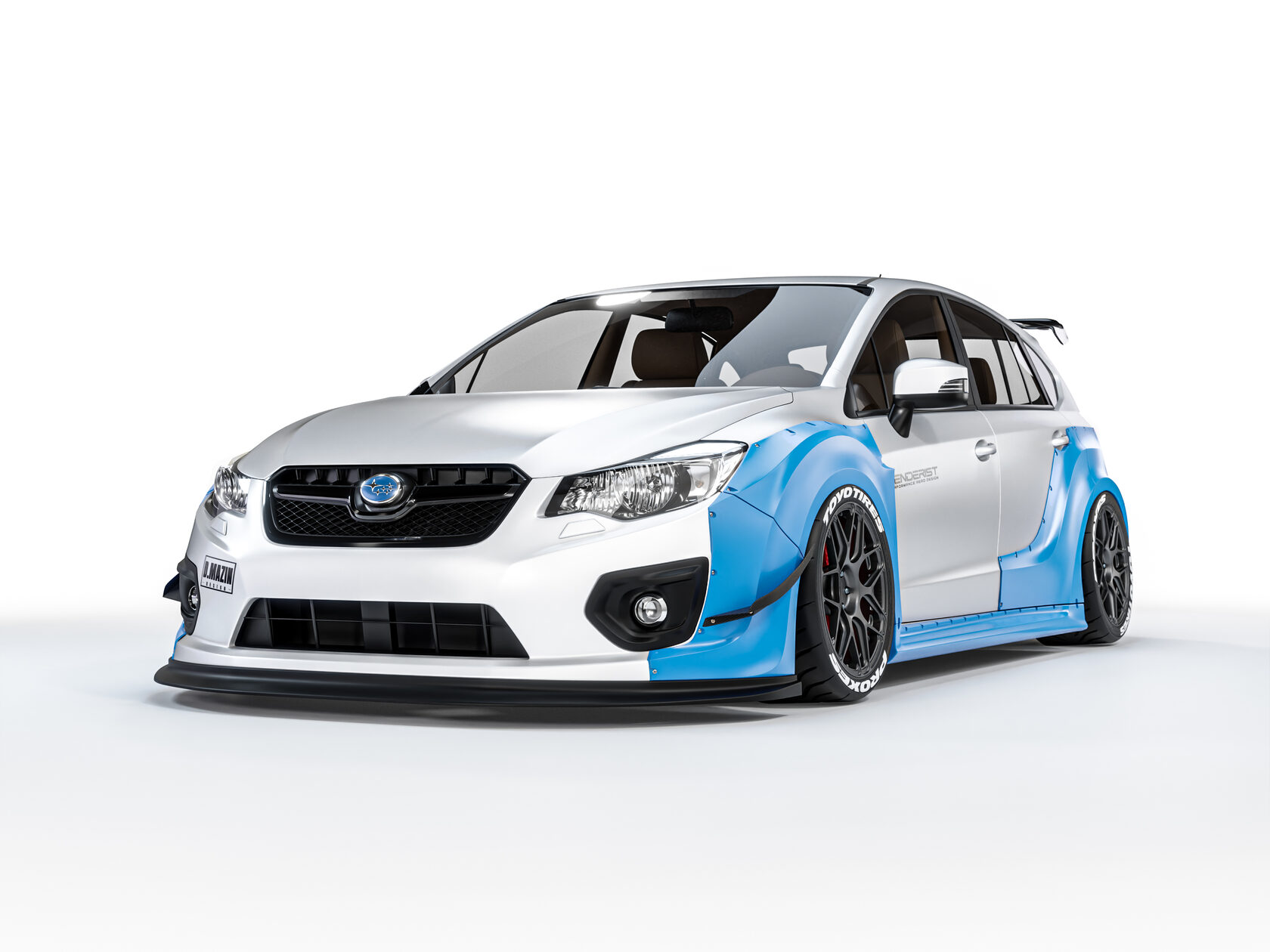 FENDERIST SPEC S Full kit / WIDE BODY KIT Subaru Impreza 11-14