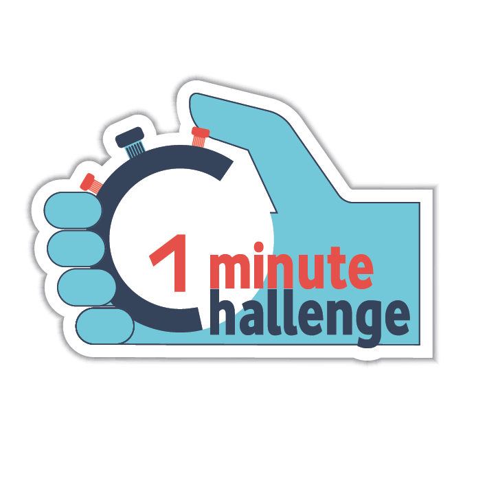 Игровое челлендж шоу на детский праздник One Minute Challenge