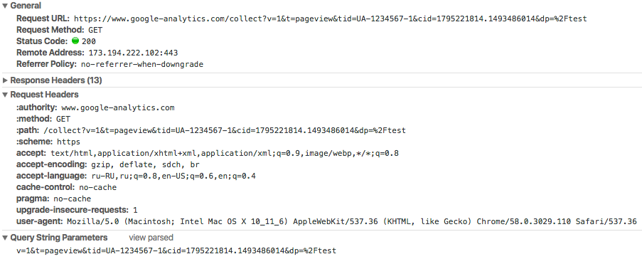 Энциклопедия Measurement Protocol