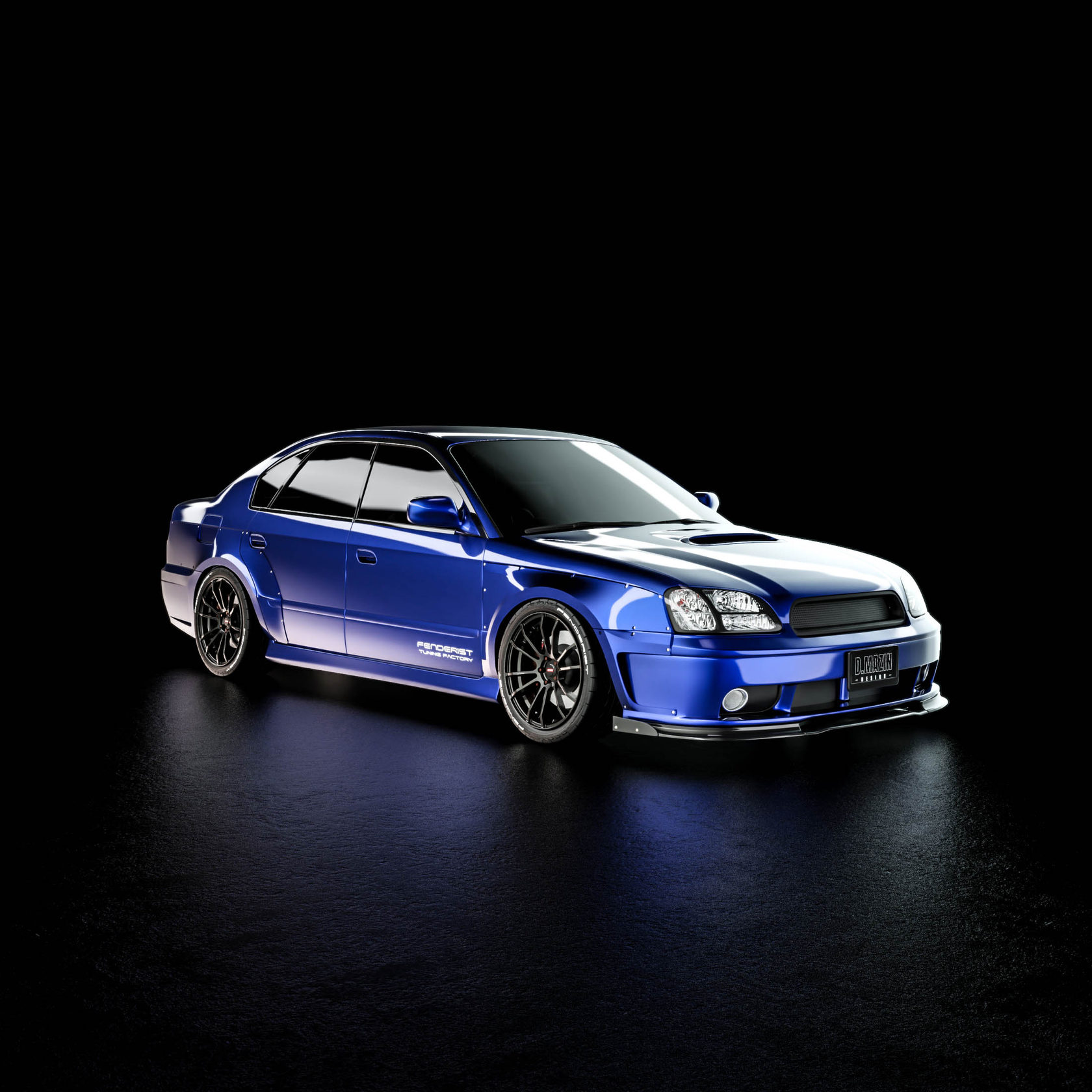 FENDERIST SPEC S Fender Flares Set / WIDE BODY KIT SUBARU Legacy B4 98-01