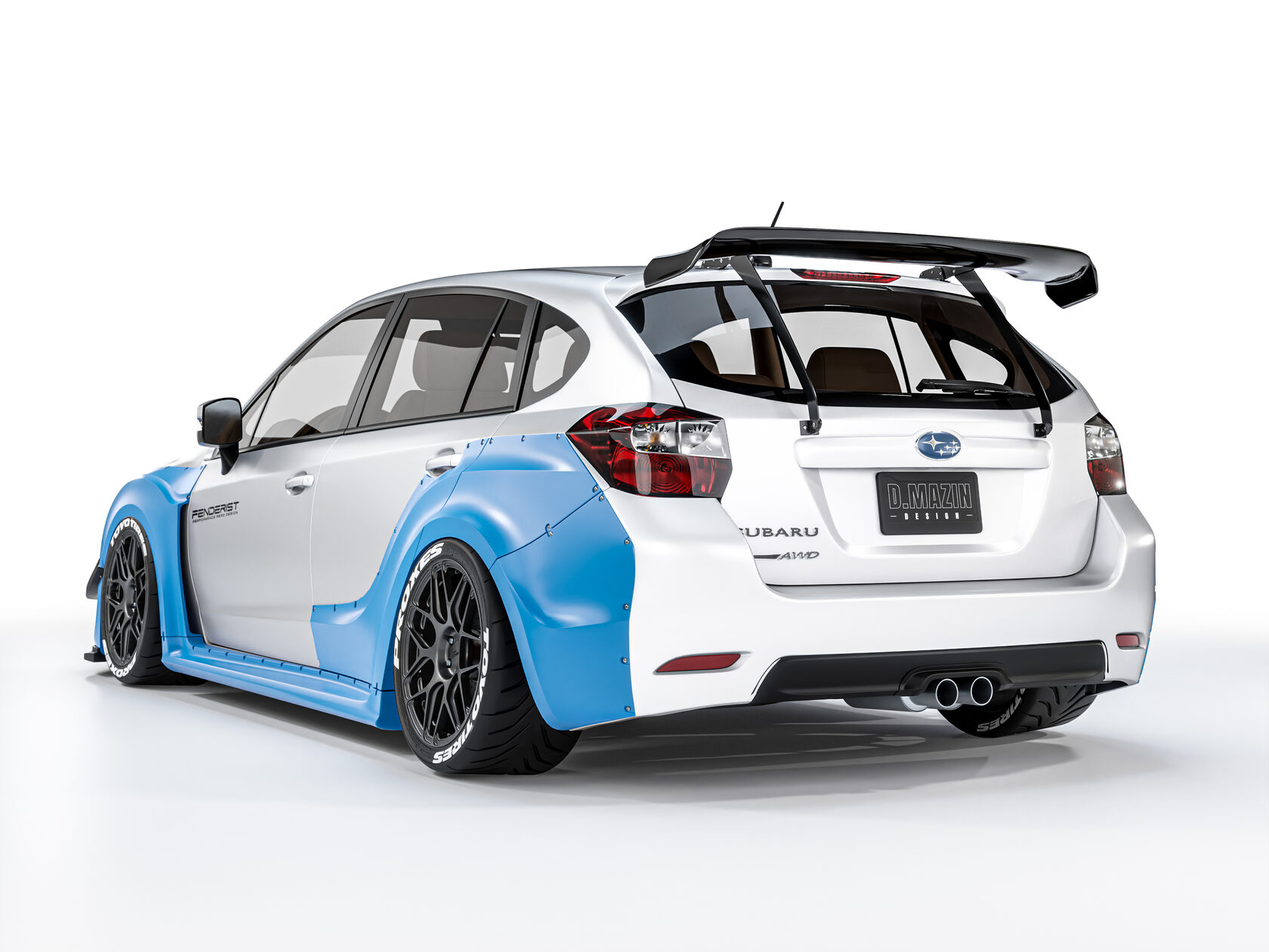 FENDERIST SPEC S Full kit / WIDE BODY KIT Subaru Impreza 11-14