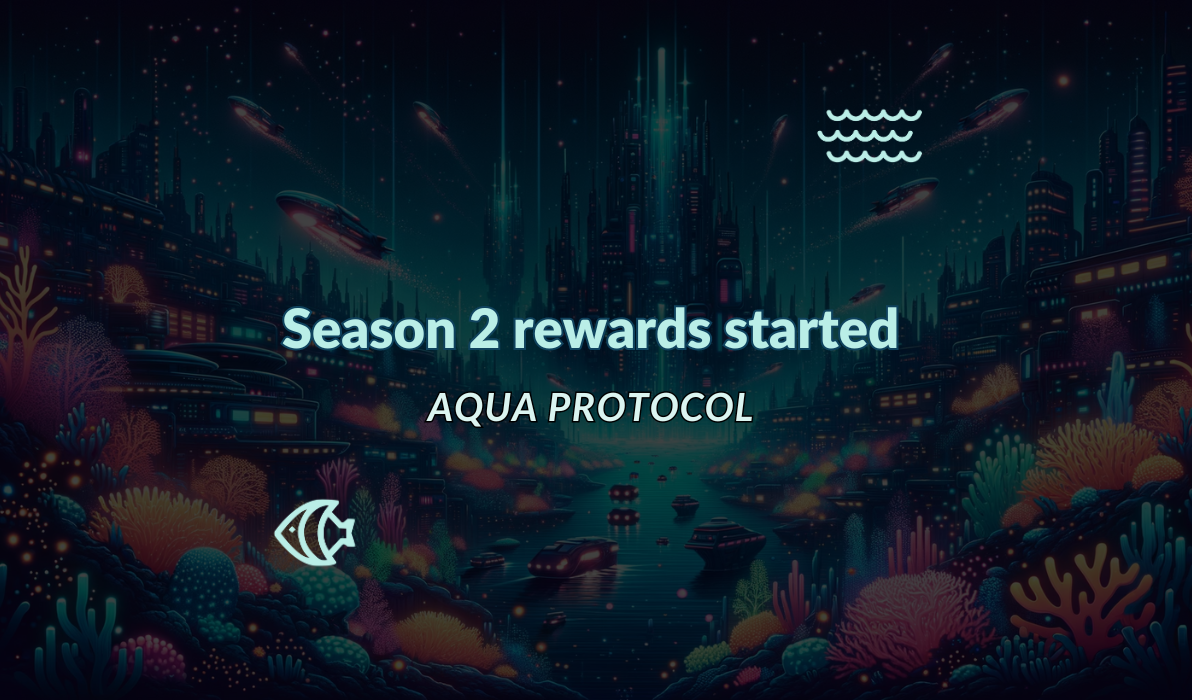 Season 2 Rewards from Aqua Protocol - Decentralised Stablecoin on TON blockchain