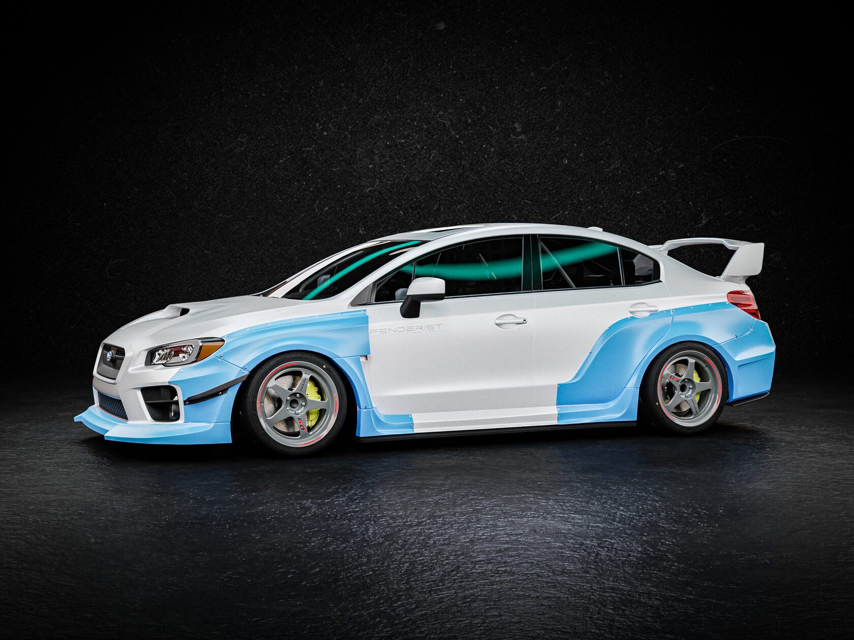 Full FENDERIST SPEC S kit / WIDE BODY KIT Subaru Impreza WRX STI 14-17