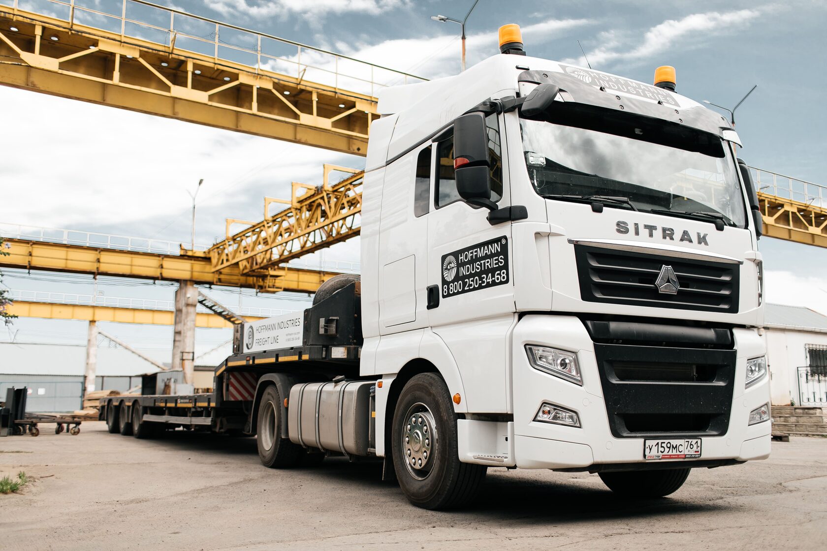 Крупногабаритные перевозки по всей России от Hoffmann Industries Freight Line