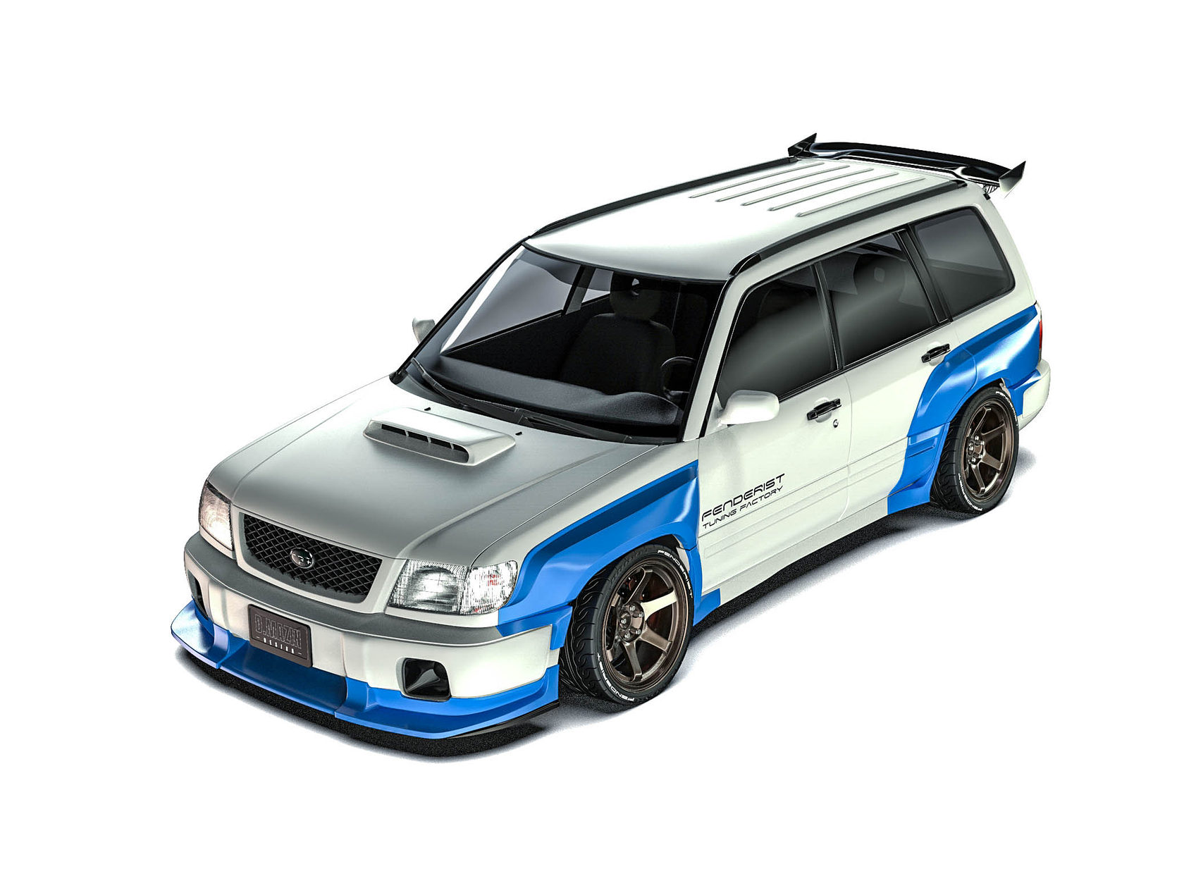 Top Spoiler v2 SUBARU FORESTER SF5/9 97-99