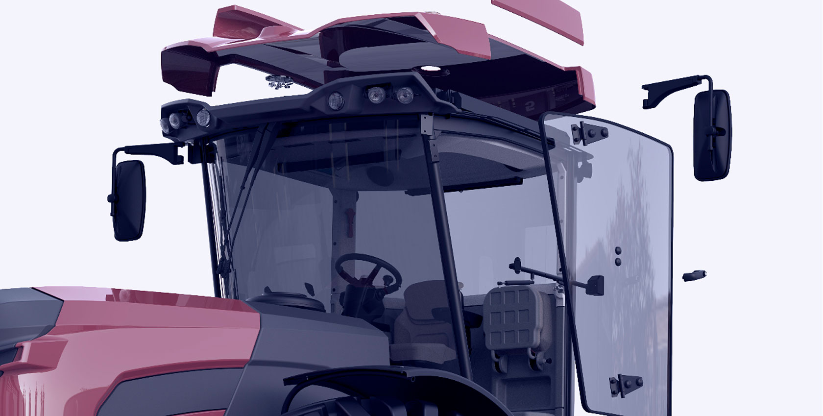 Universal cabin for agricultural vehicles| D3design