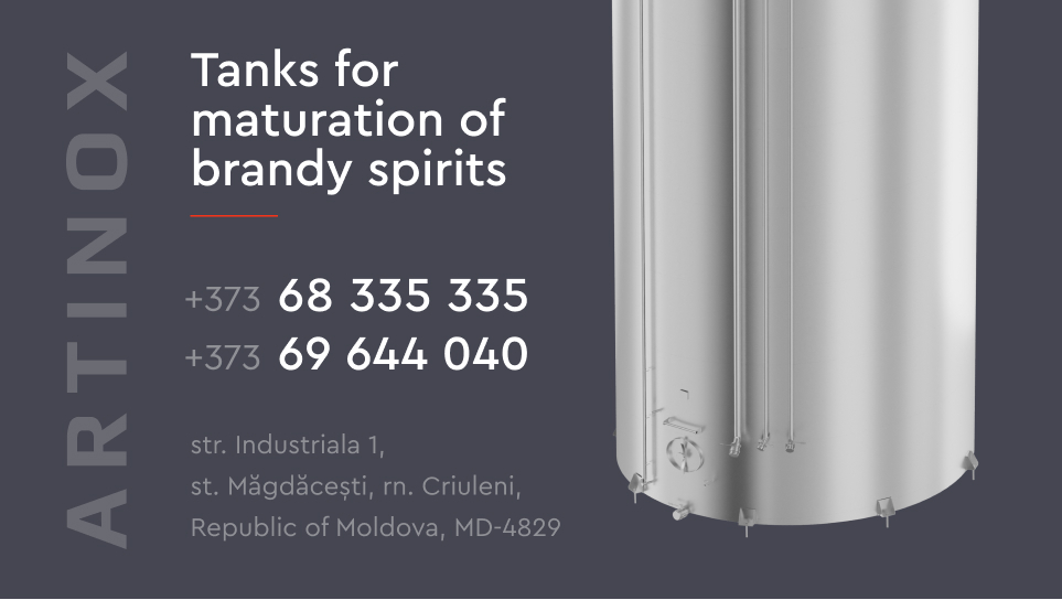 Tanks for maturation of brandy spirits | ARTINOX™
