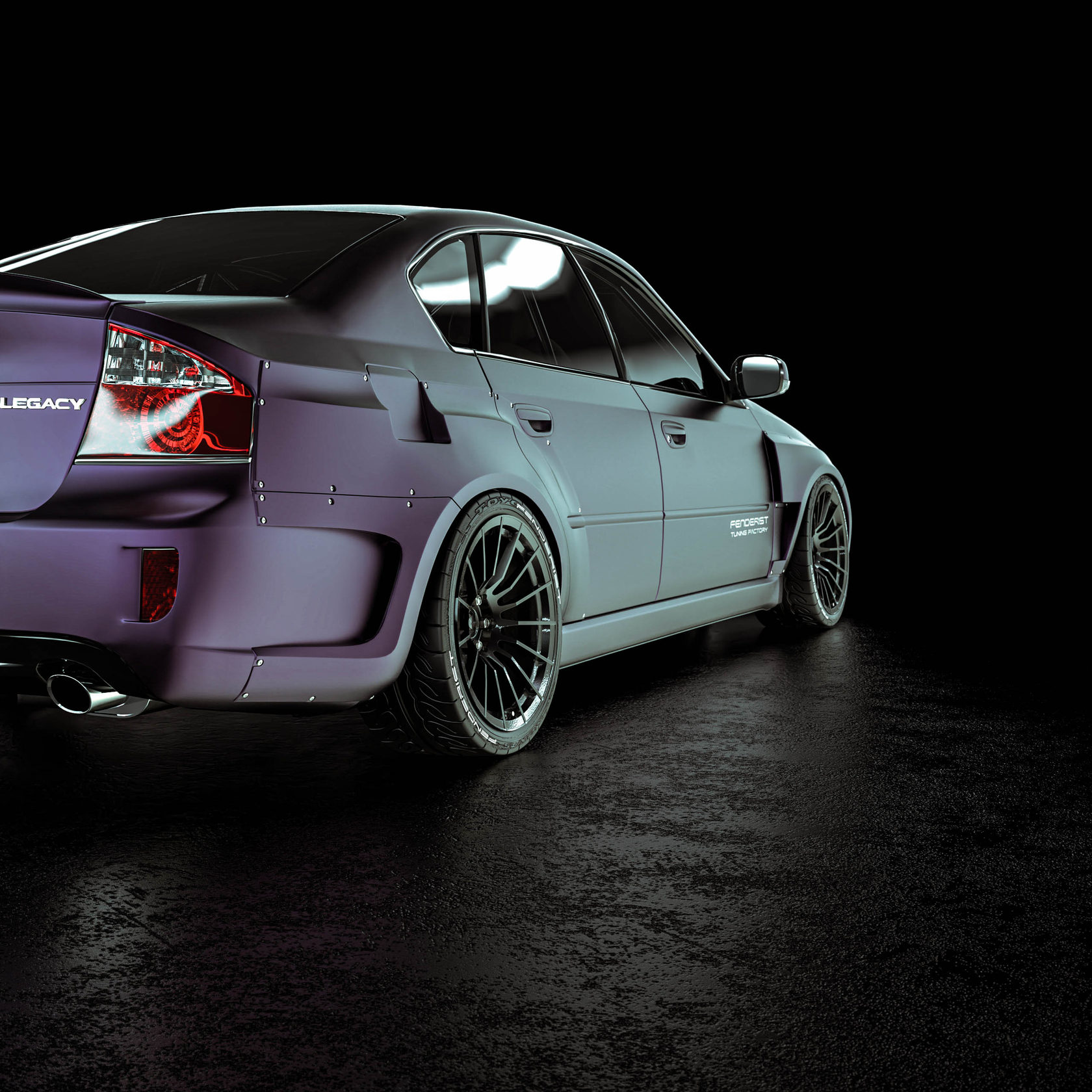 Front splitter SUBARU Legacy B4 06-09