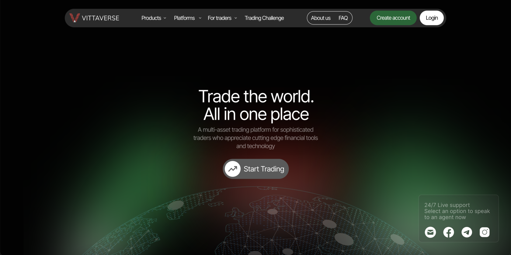 Vittaverse | دنیا را معامله کنید. همه در یک مکان