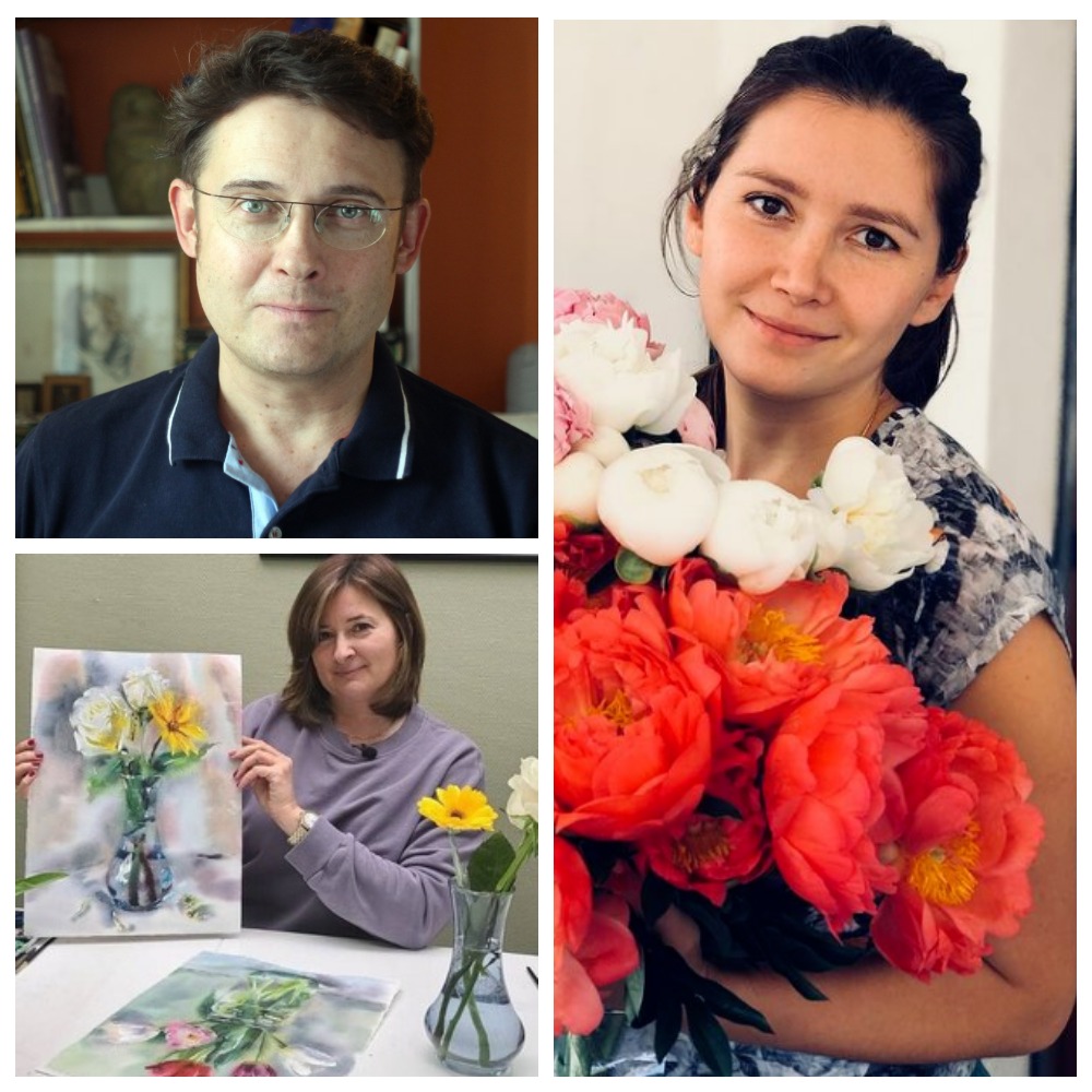 Цветы в акварели