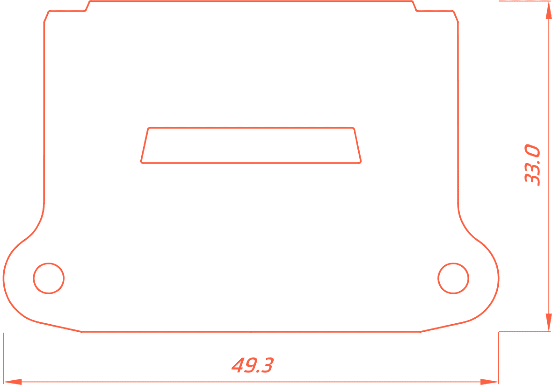 Торцевая заглушка Flexy TOREC LINE 30 M