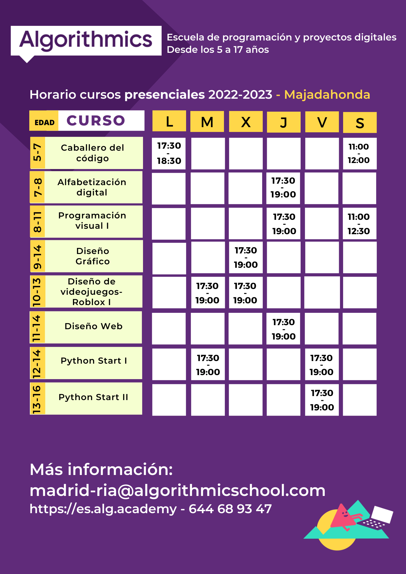 Centros Algorithmics en España