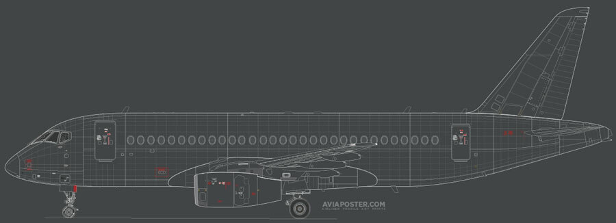 Aircraft Templates List | Civil Aircraft Profiles | Aviaposter