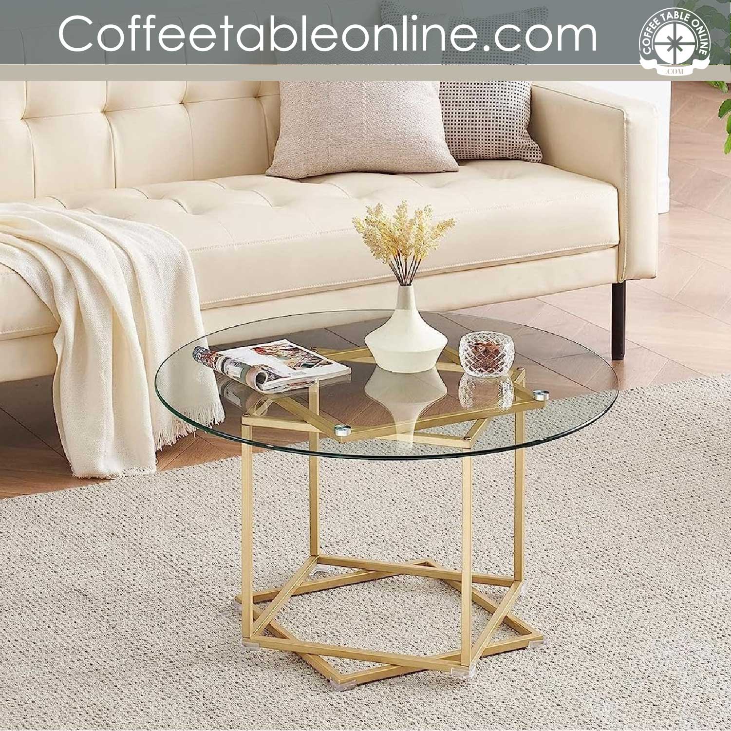 24 Small Round Glass Coffee Tables | A Guide to Decorating and Maintaining