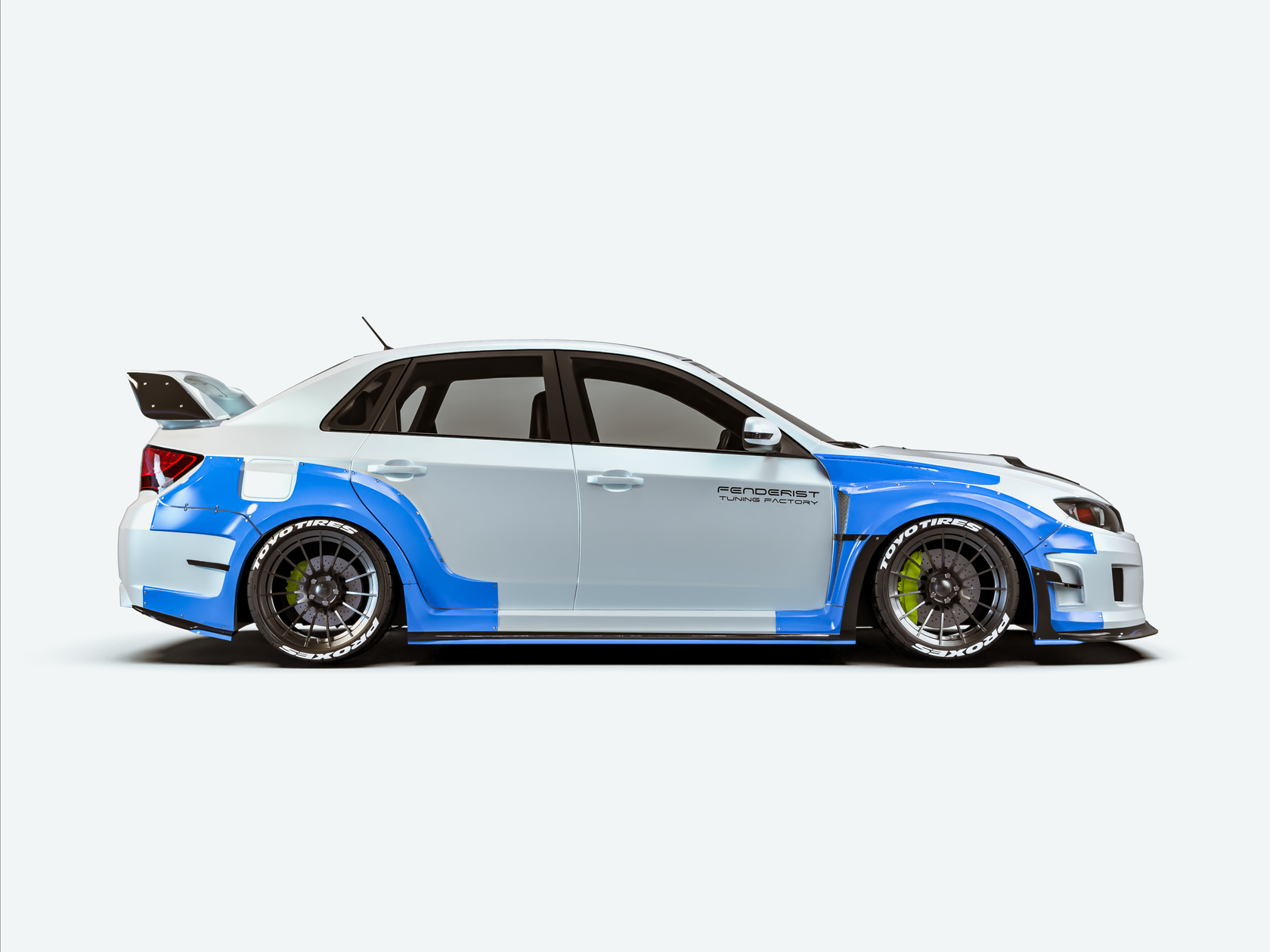 Full Fender Flares Set / WIDE BODY KIT SUBARU IMPREZA WRX STI GVB/GVF 07-14