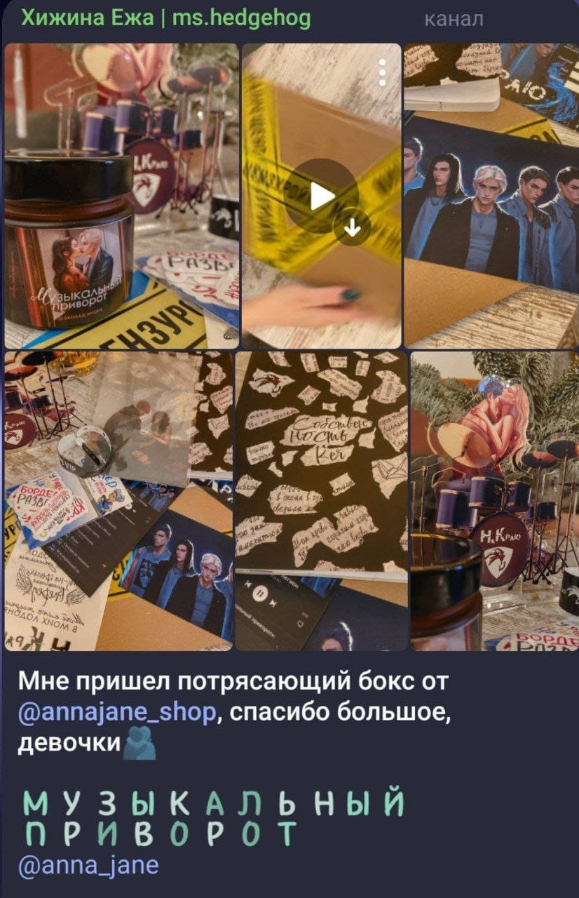 Anna Jane Shop — мерч по книгам Анны Джейн