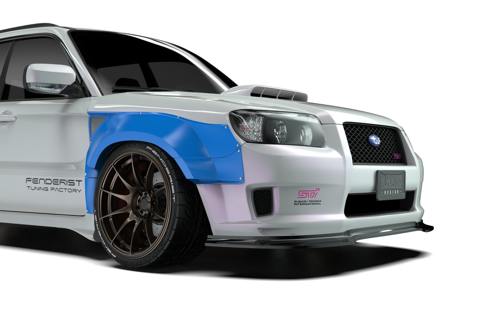 FENDERIST SPEC S Fender Flares Set / Wide Body Kit Ver.2 SUBARU ...
