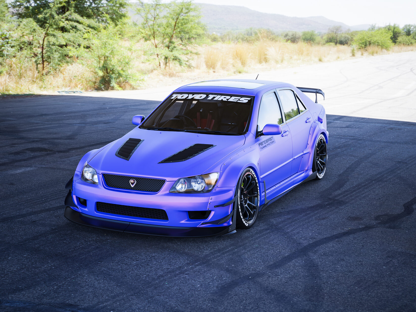 FENDERIST SPEC S GRIP 60mm / WIDE BODY KIT FENDER FLARES SET TOYOTA ...