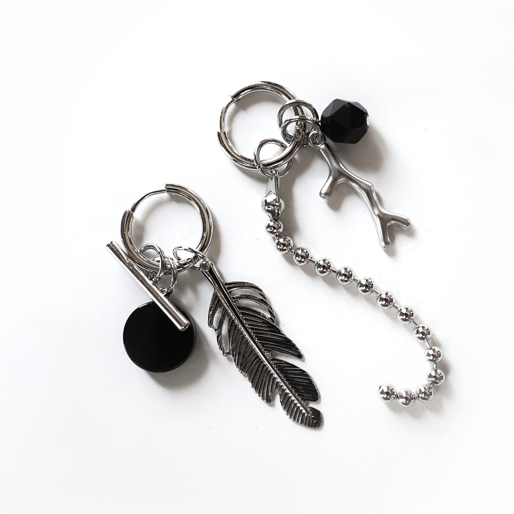 Серьги с шармами