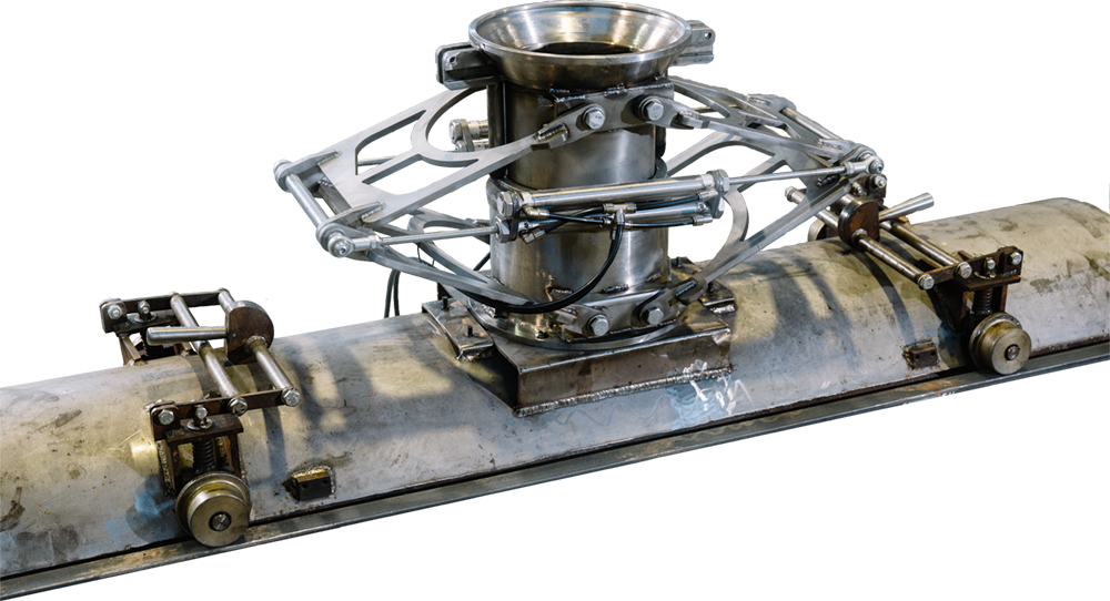 TELESCOPE – Straight-flow bottom unloading device