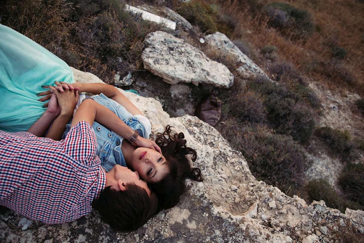 Pre-wedding photoshoot of German and Elina in Cyprus