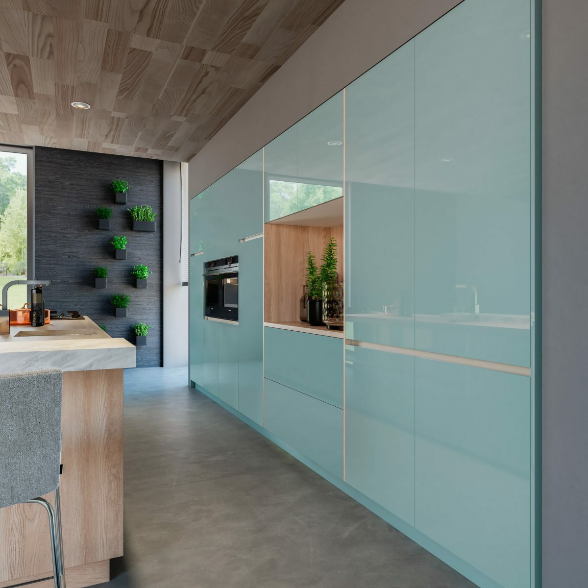 Плита МДФ ALVIC LUXE глянец белый полар (Blanco Polar)