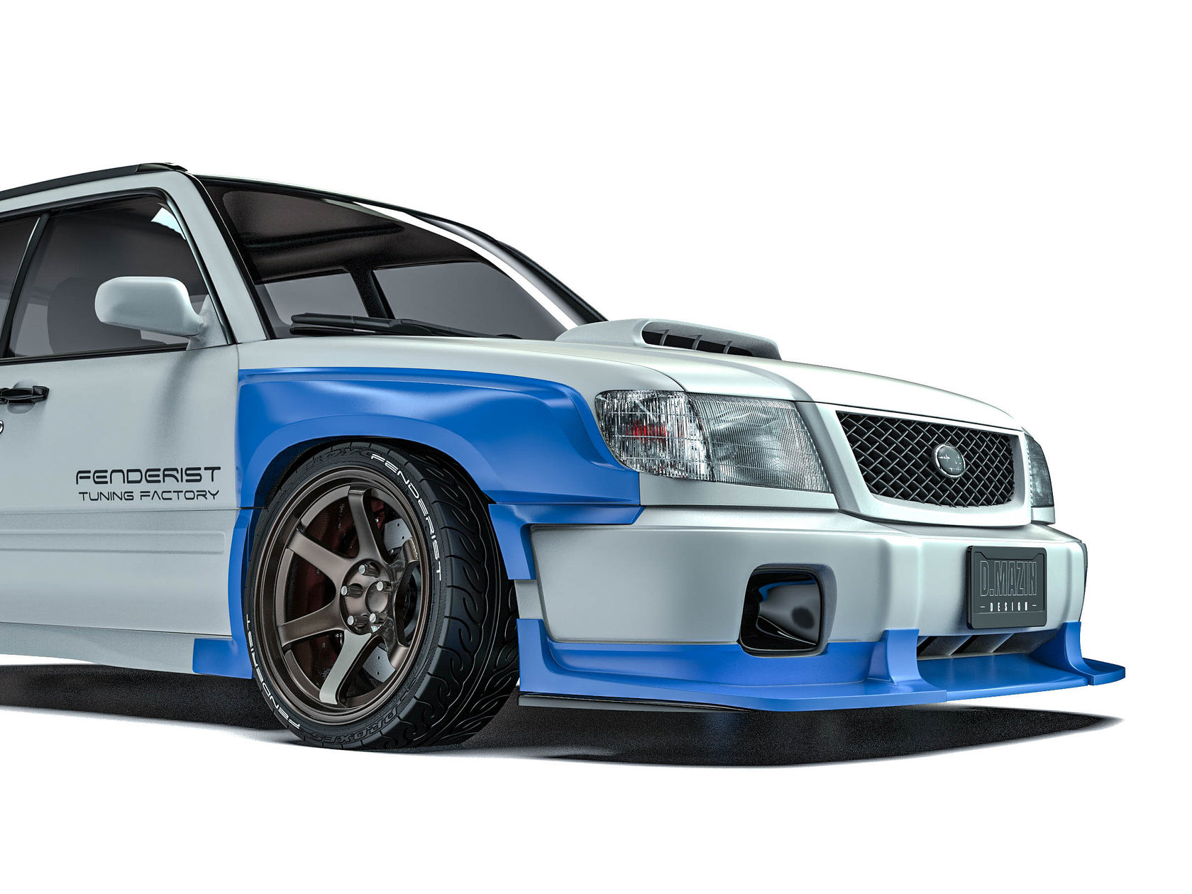 Front splitter SUBARU FORESTER SF5/9 97-99