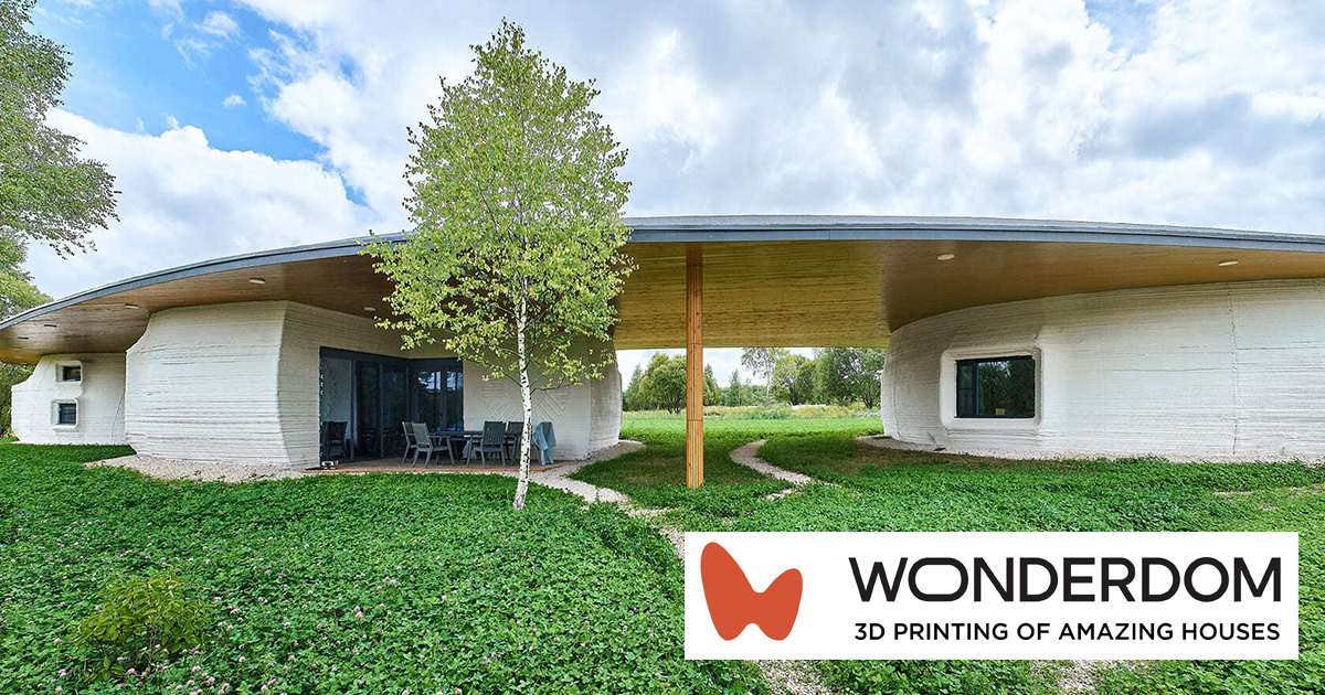 3D printing of amazing houses