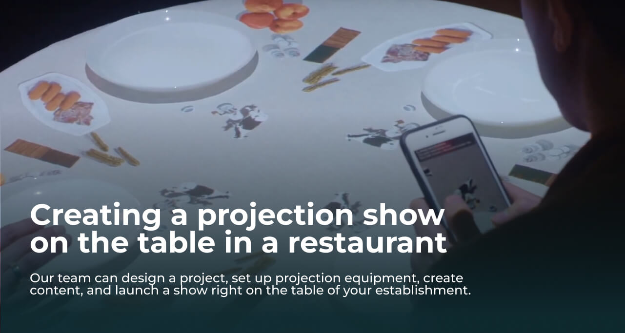 Table Projection Mapping Services: Systems For Drawing, Gaming, Cafes ...