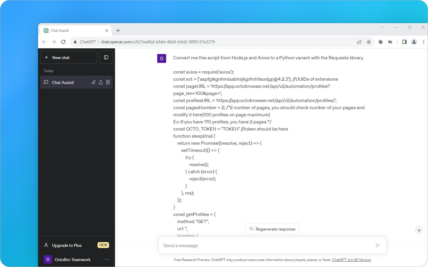 Automating Actions In Octo Browser 5291