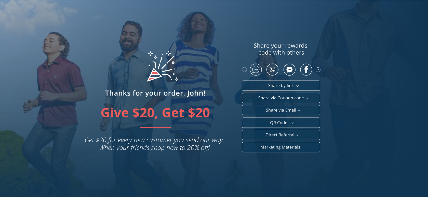 Referrals Tracking Discount Code Green Template for Your Referral ...