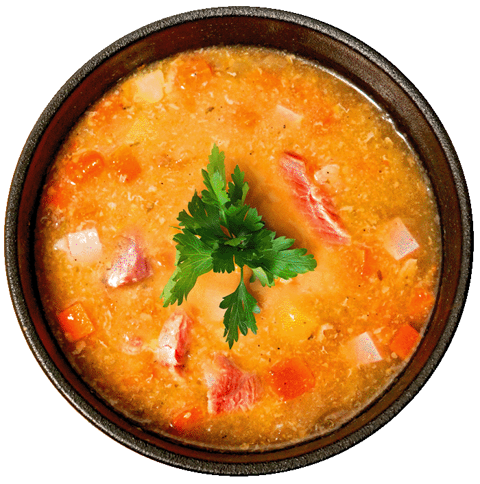 Купить гороховый суп с копченостями оптом в реторт упаковке