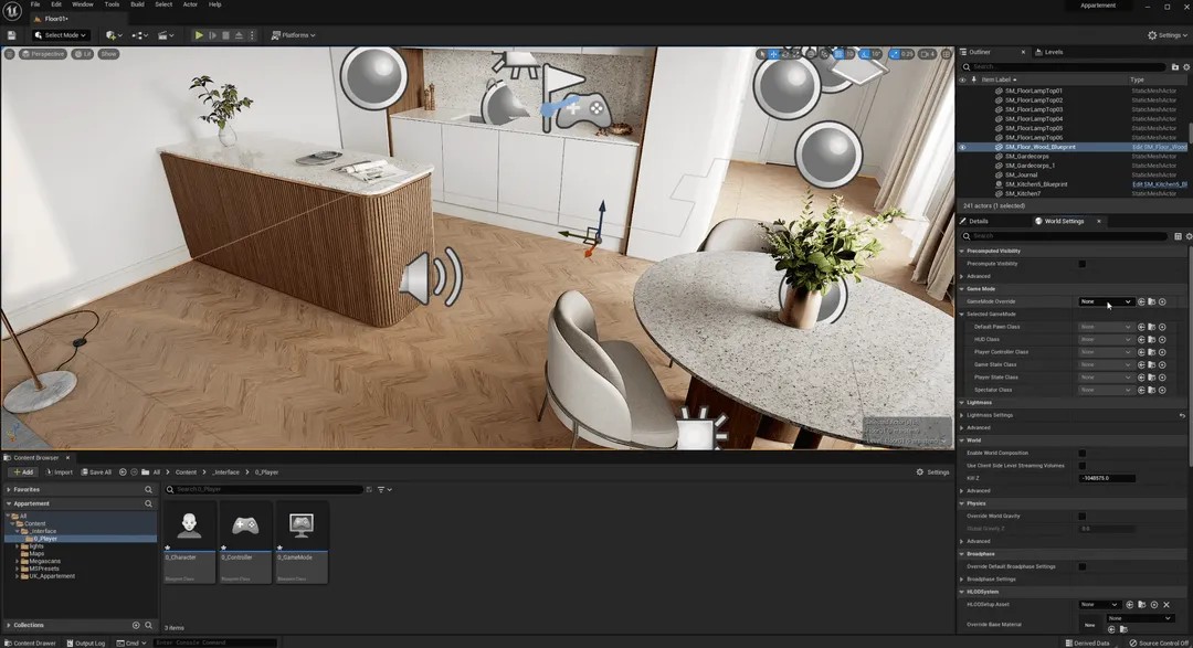Touchscreen system in Unreal Engine