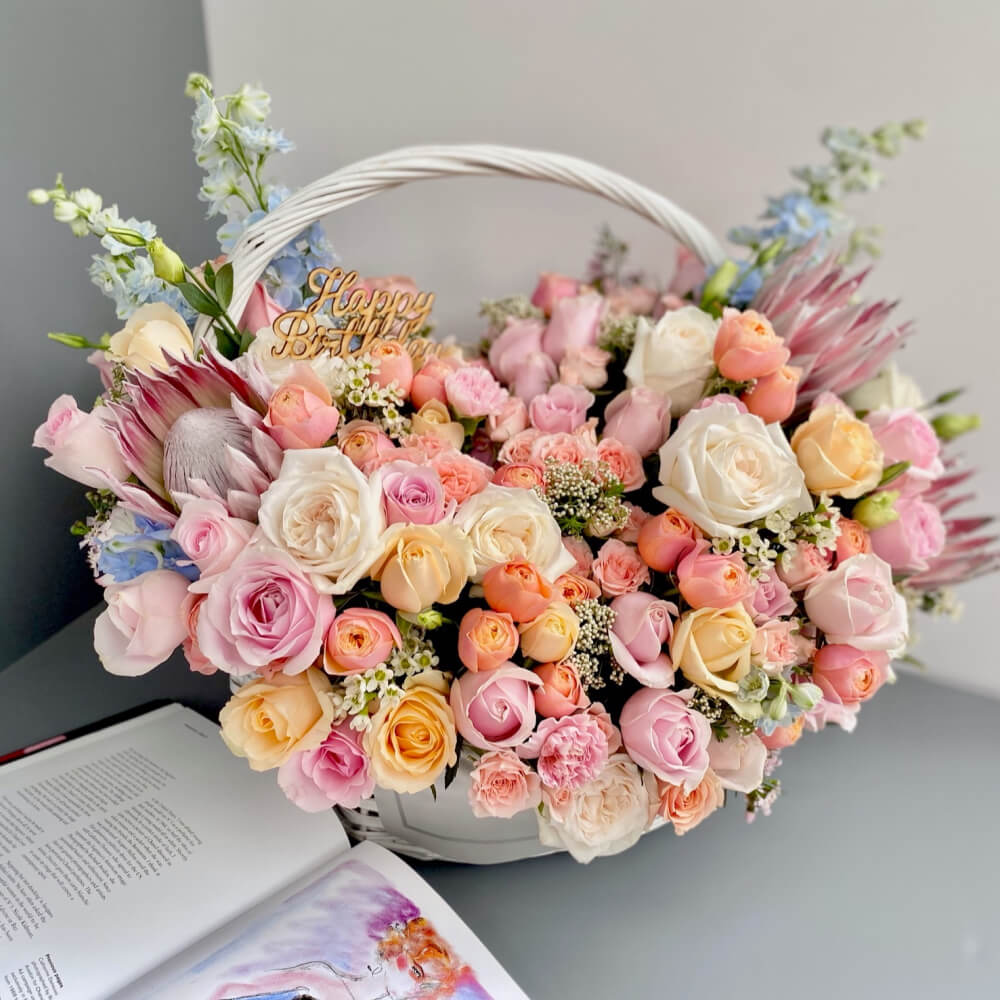 Alice Flower Basket | Same-Day Delivery Singapore