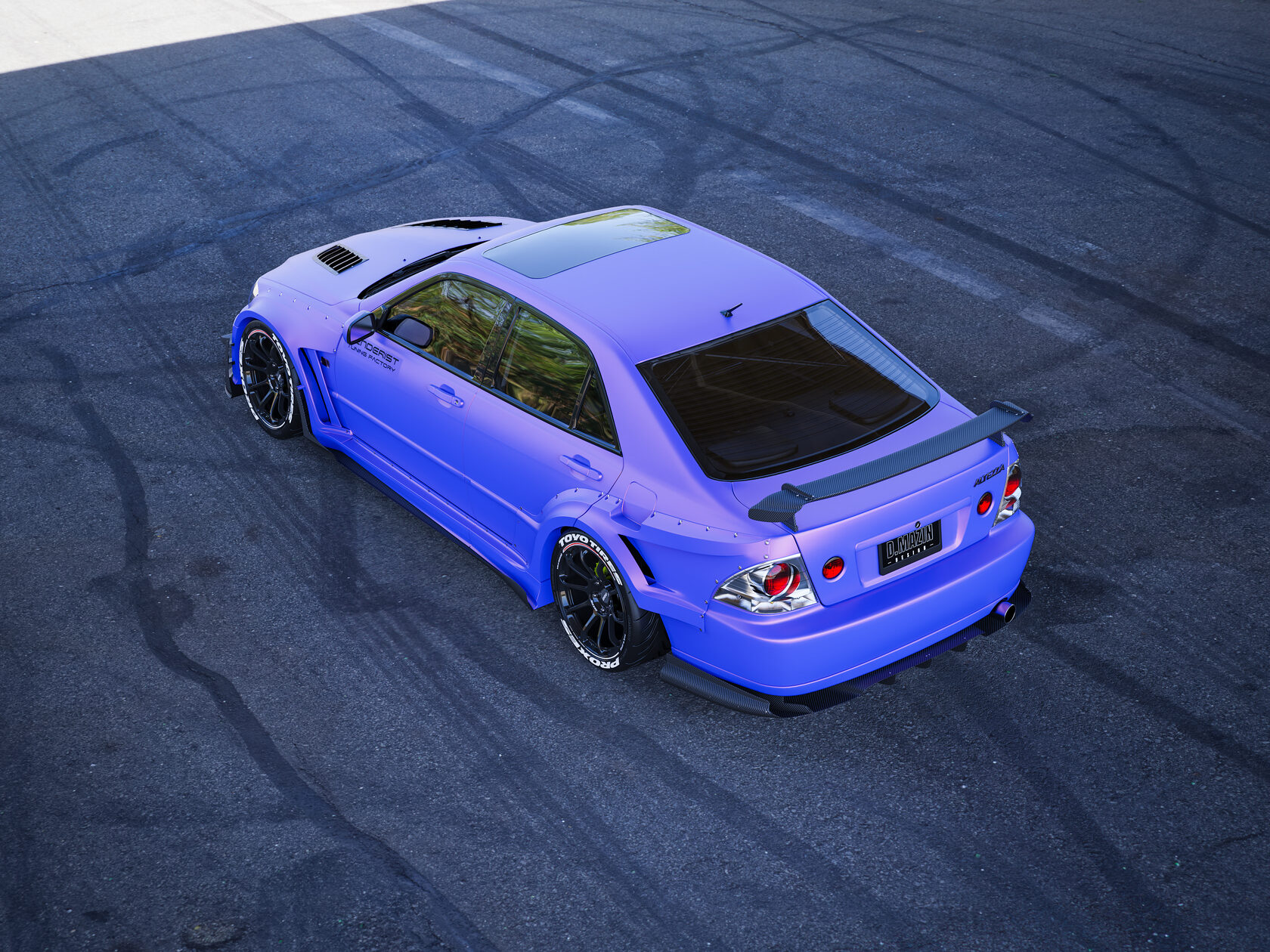 FENDERIST SPEC S GRIP 60mm / WIDE BODY KIT FENDER FLARES SET TOYOTA ...