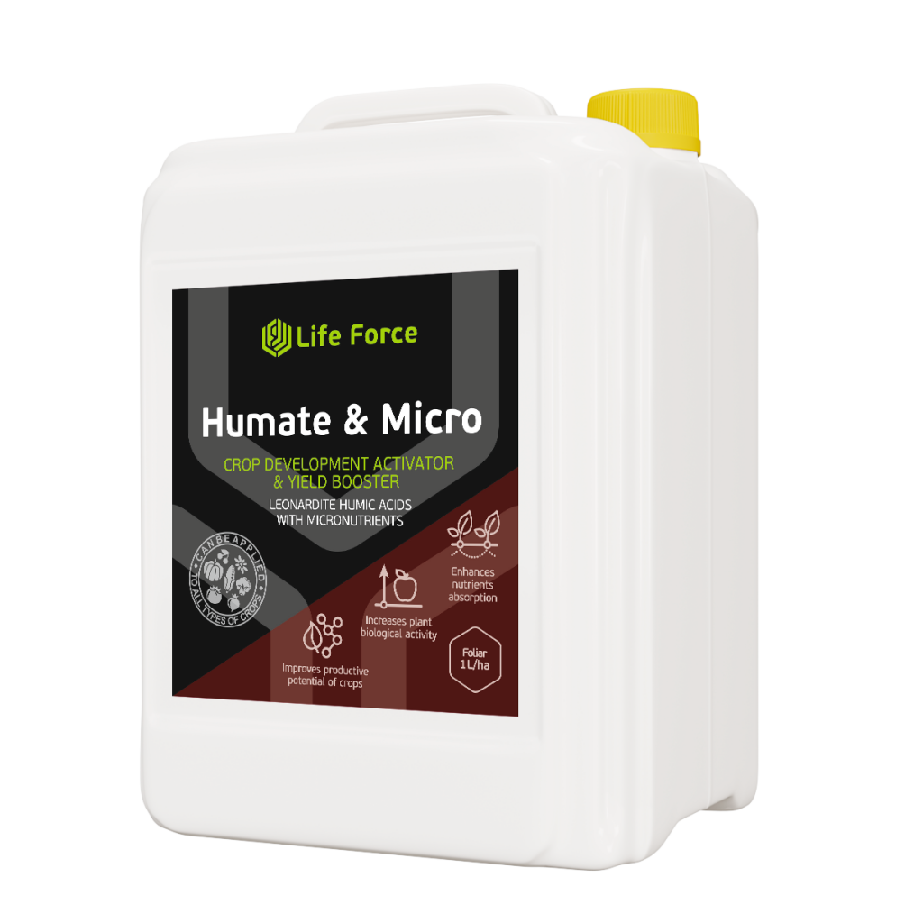 Liquid fertilizer Life Force Humate & Micro