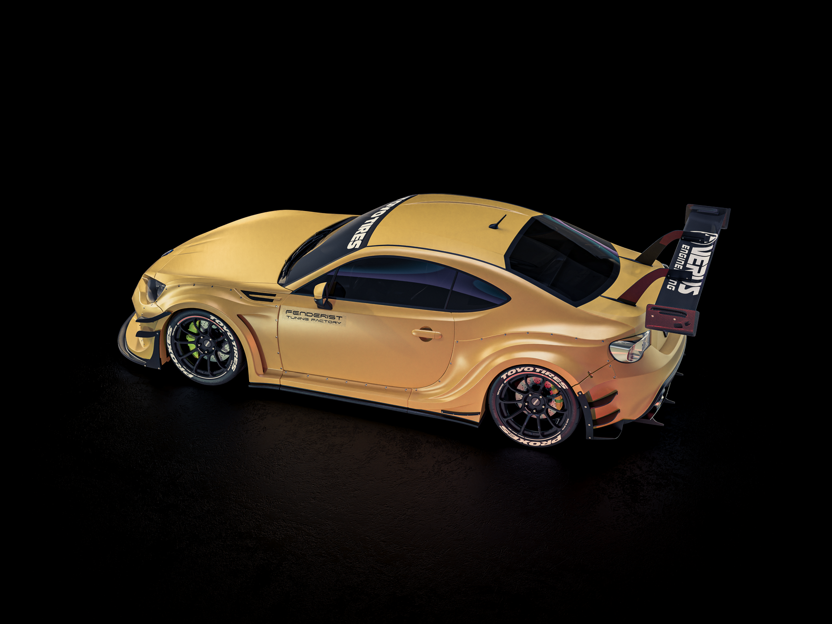 Full FENDERIST SPEC R kit / WIDE BODY KIT SUBARU BRZ 2011-2017