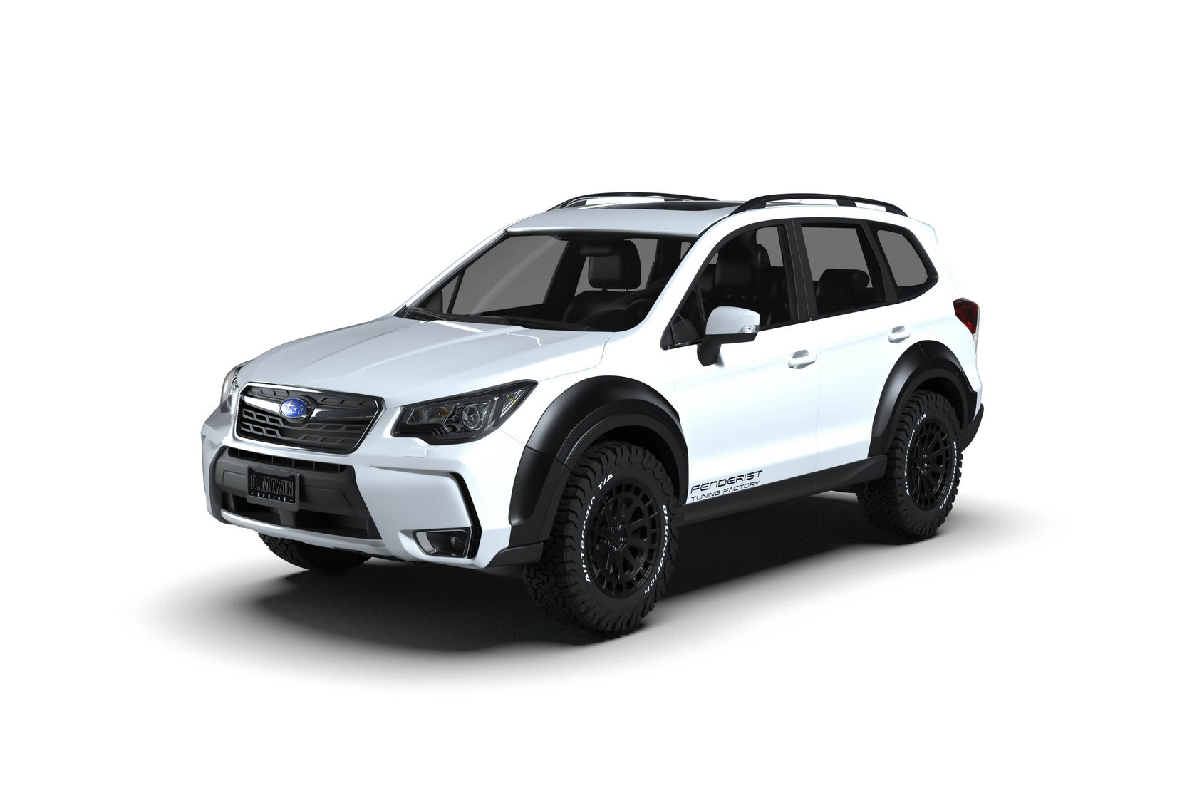 Fender Flares Set / Wide Body Kit Active Vacation SUBARU FORESTER SJ 14-18