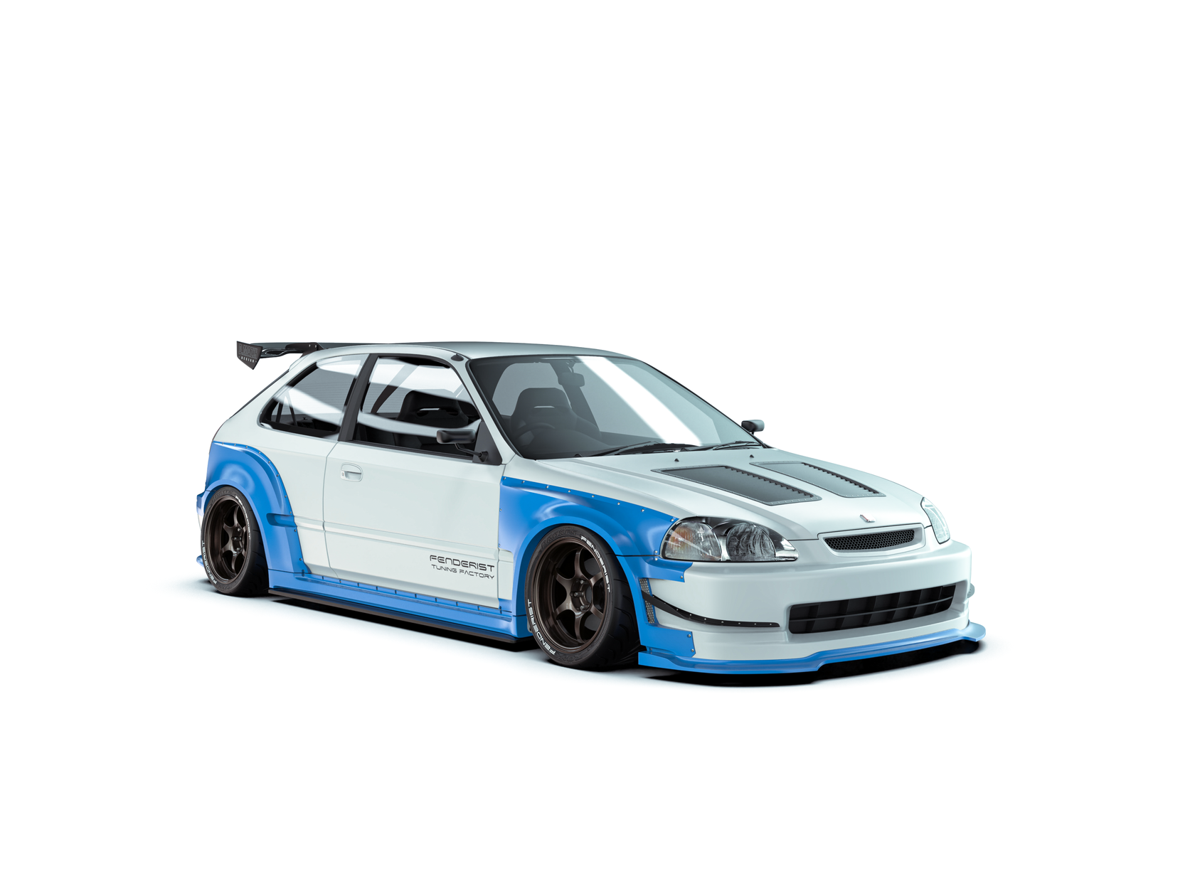 REAR DIFFUSER Honda Civic 96-00